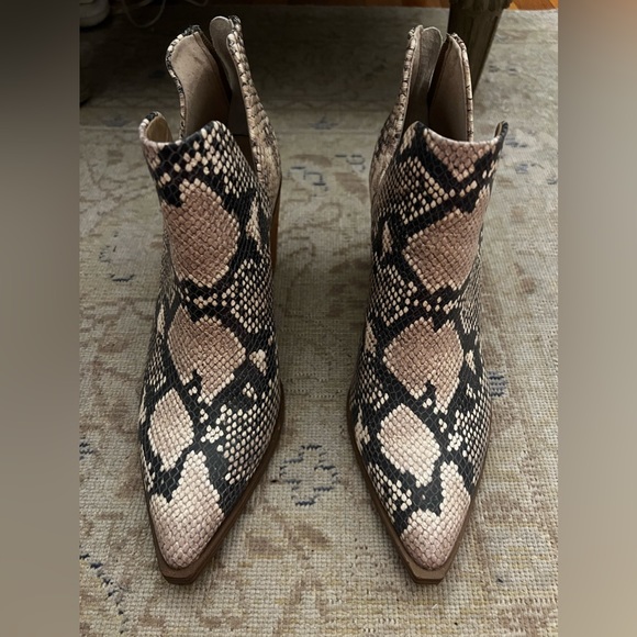 Steve Madden | Shoes | Steve Madden Snake Skin Booties | Poshmark